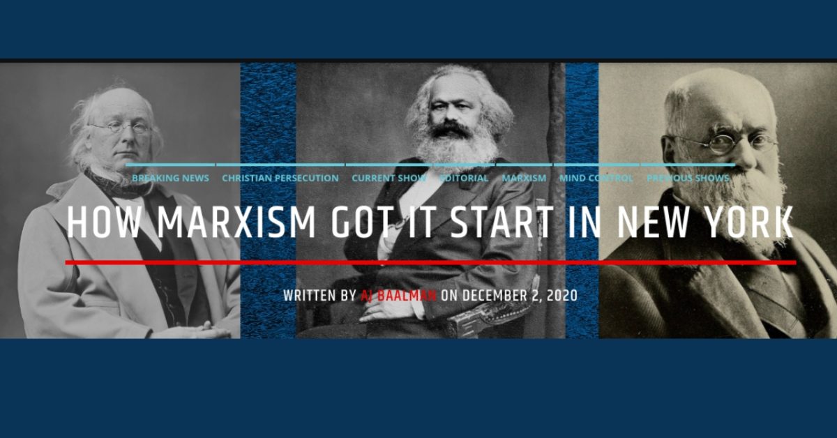 How Marxism Got It Start In New York – OMC Radio TV