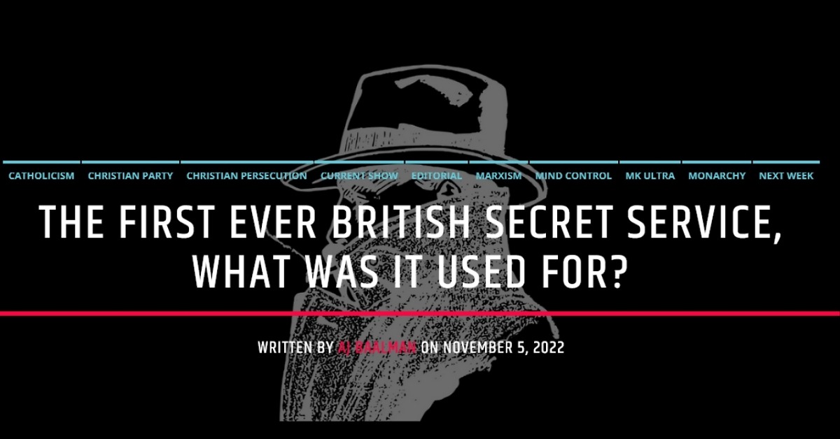 The First Ever British Secret Service, What Was It Used For? – OMC Radio TV