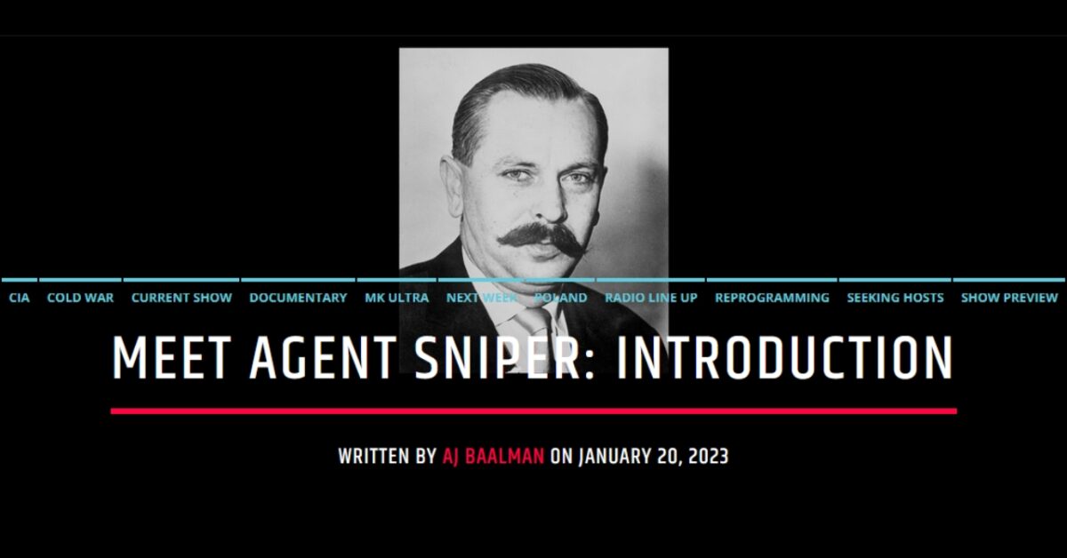 Meet Agent Sniper: Introduction – OMC Radio TV