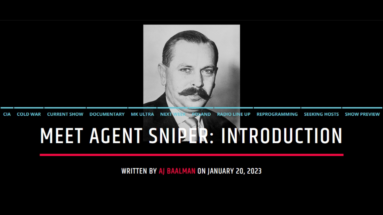Meet Agent Sniper: Introduction – OMC Radio TV