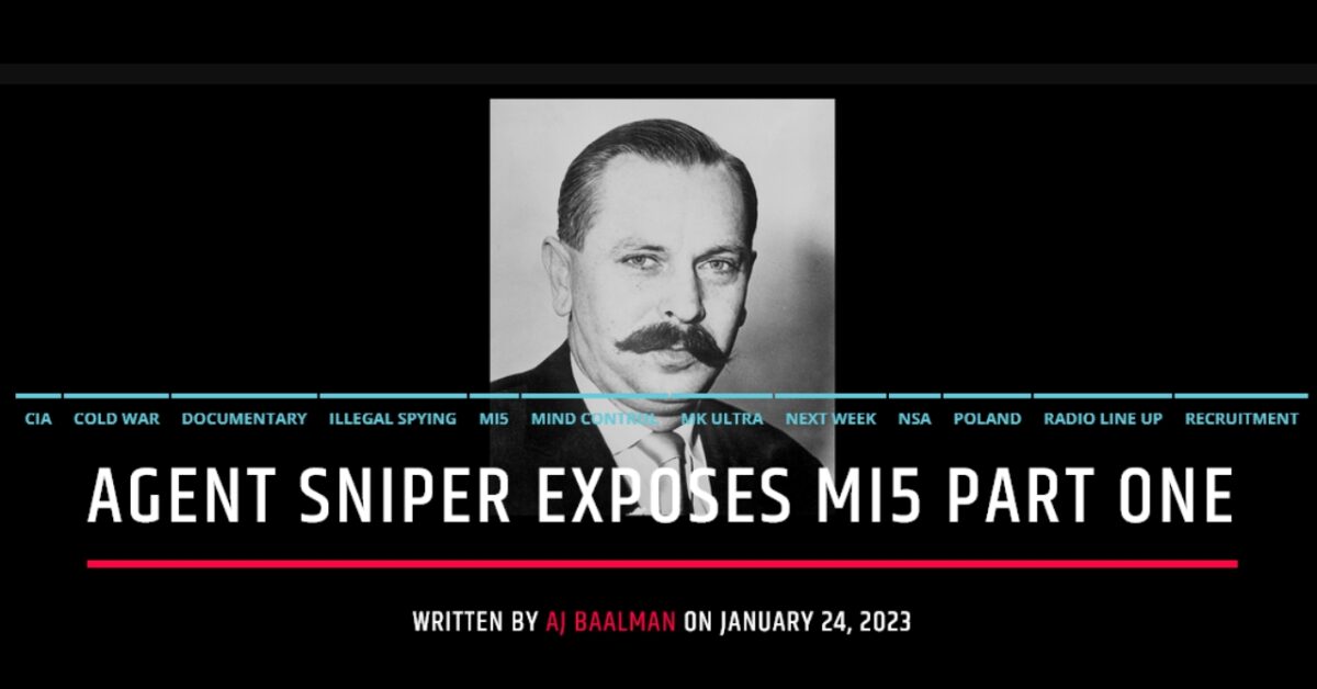 Agent Sniper Exposes MI5 Part One – OMC Radio TV