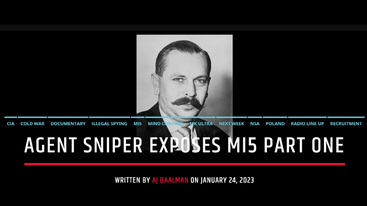 Agent Sniper Exposes MI5 Part One – OMC Radio TV