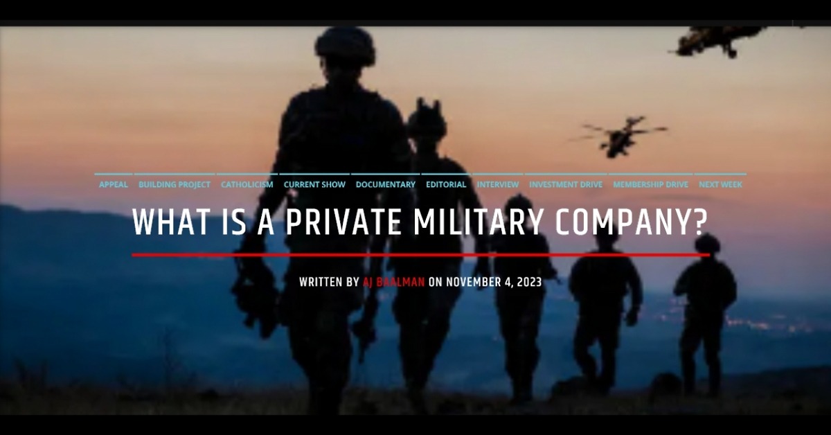 What Is A Private Military Company? – OMC Radio TV
