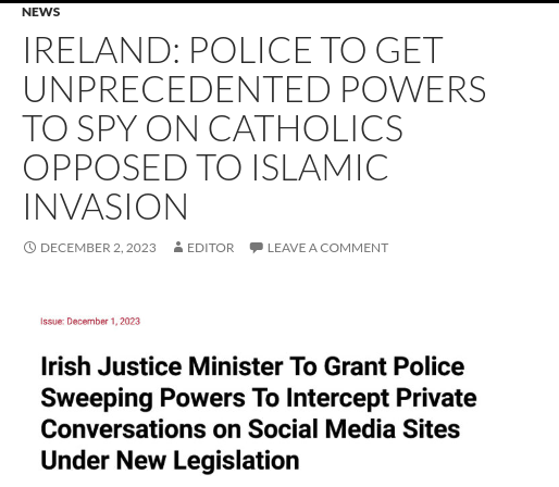 The Snakes Have Returned: Persecution Of Christians In Ireland – OMC ...