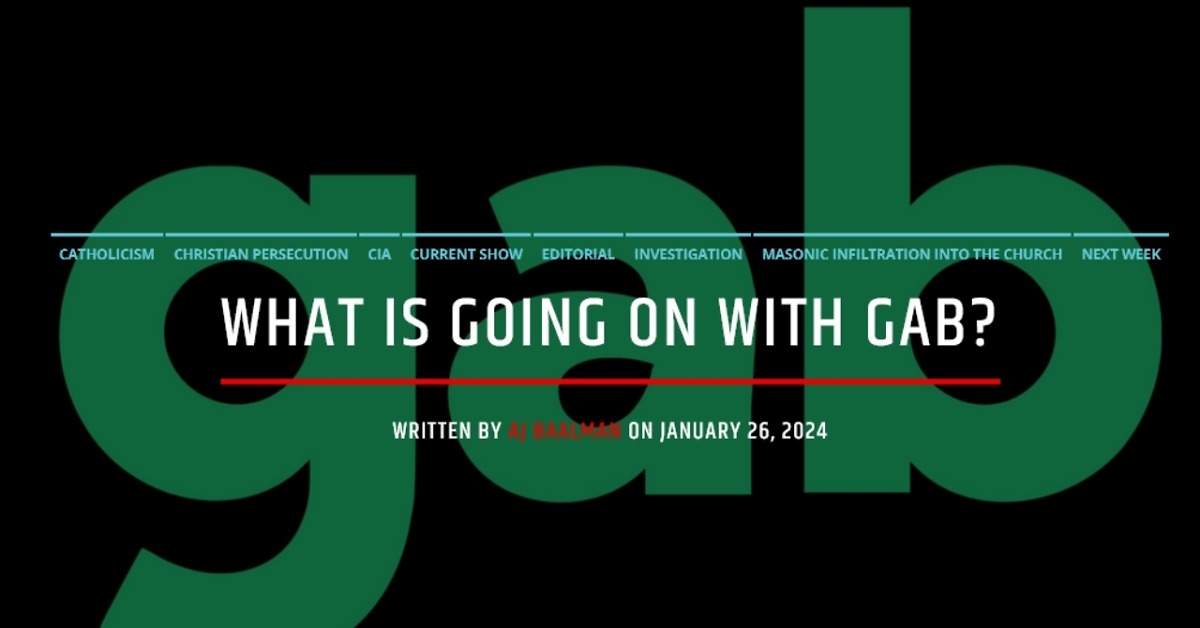 What Is Going On With Gab? – OMC Radio TV