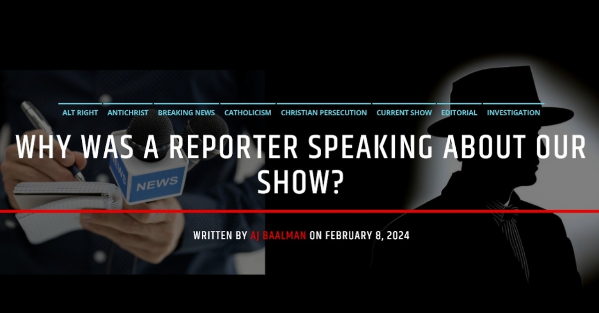 Why Was A Reporter Speaking About Our Show? – OMC Radio TV