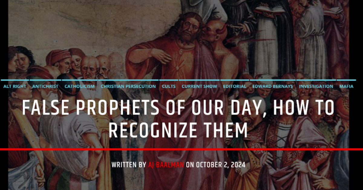 False Prophets Of Our Day, How To Recognize Them – OMC Radio TV